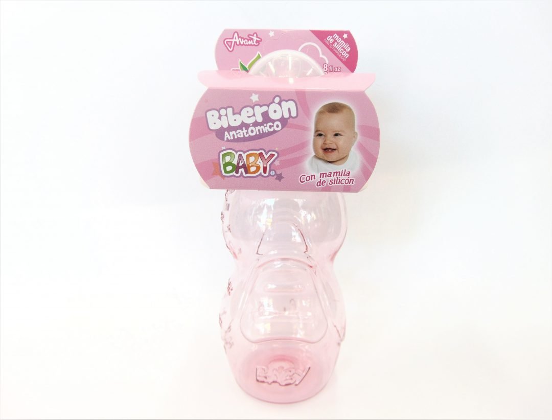 Biberon baby anatomico rosa | Sanyeli