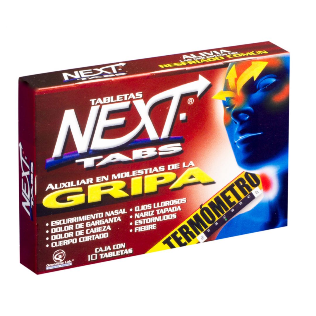 Tabletas Next gripa 10tabs | Sanyeli